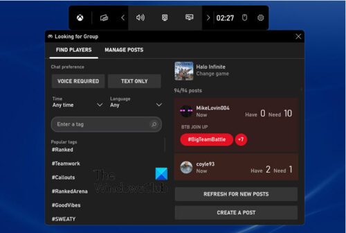 How to use the Xbox Game Bar in Windows 11