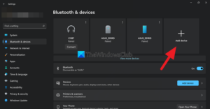 How to connect Bluetooth headphones to Windows 11/10 PC