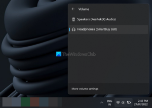 How to set Audio device as default in Windows 11