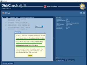 How to test Hard Drive speed on Windows 11/10 computer