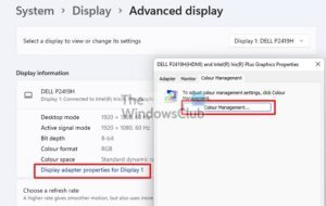 Color Management not working in Windows 11/10