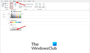 How to add Watermark in Outlook email