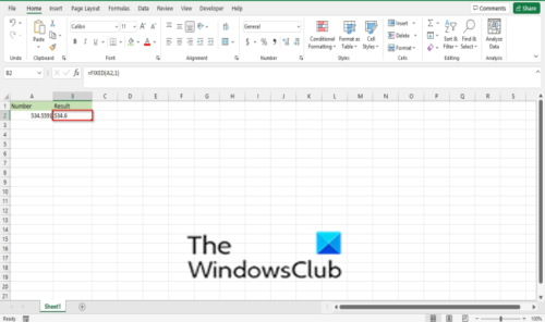 How To Use The Fixed Function In Excel 3941