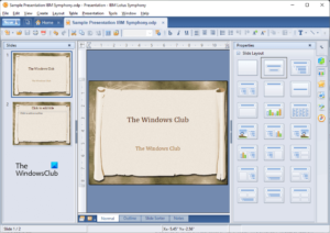 Best free Slide Presentation Maker software for Windows PC