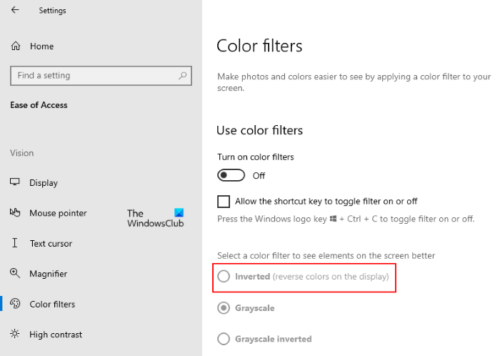 How to invert the color of an image on Windows PC