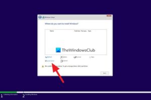 No drives were found during Windows Installation during Setup