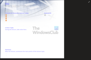 Best free OneNote Templates for Students