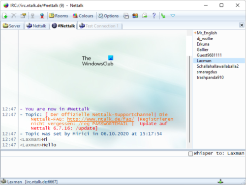 Best free IRC Clients for Windows 11/10