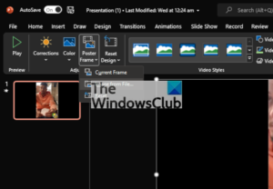 How to insert Video Thumbnail in PowerPoint