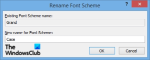 How to apply scheme fonts in Publisher