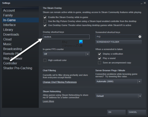 How to Enable or Disable Steam Overlay on Windows PC