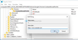 How to allow or block Cookies on specific Websites on Google Chrome