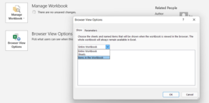 How to change default browser when opening hyperlink in Excel
