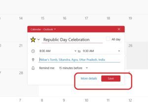 How to use Calendar App in Windows 11 PC