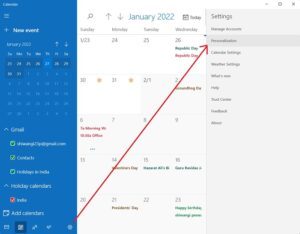 How to use Calendar App in Windows 11 PC