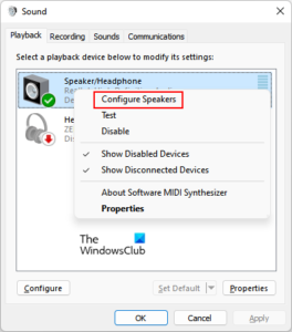 Audio device is disabled in Windows 11