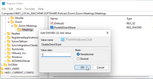 How to enable or disable Share to Zoom Rooms on Windows 11