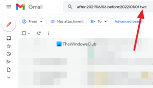 How to search Gmail by Date Range or Time period