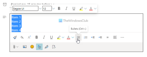 How to use Outlook Calendar as To-Do list app