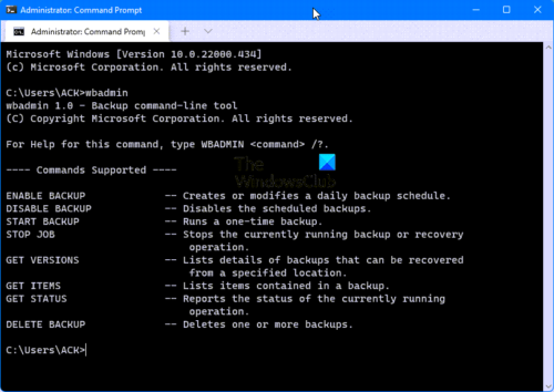 How to transfer Files in Safe Mode using WBAdmin tool