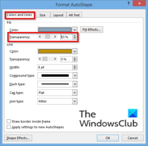 How to make Picture Background or Shape transparent in Publisher