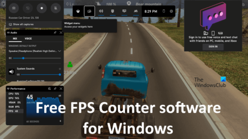 Best free FPS Counter Software for Windows PC