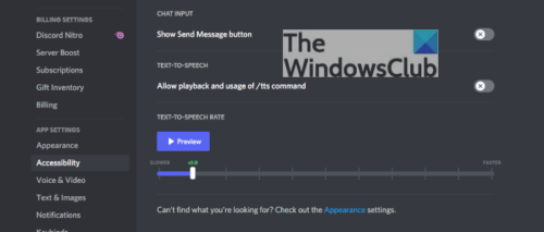 Discord Text-to-Speech not working on Windows PC