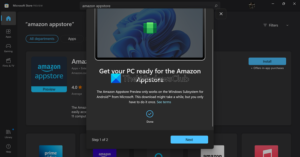 How to install and use Amazon Appstore on Windows 11