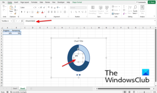 How to create a Bar or Circle Progress Chart in Excel