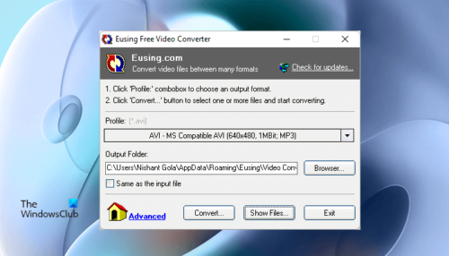 Best free Batch Video Converter software for Windows PC