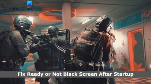 Ready or Not stuck on Black or Loading screen on PC