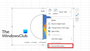 How to create a Half Pie Chart in Excel