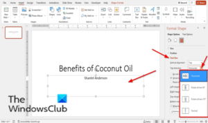 How to rotate or change Text Direction in PowerPoint
