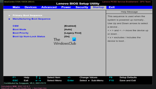 How to use BIOS settings on Windows 11 computers