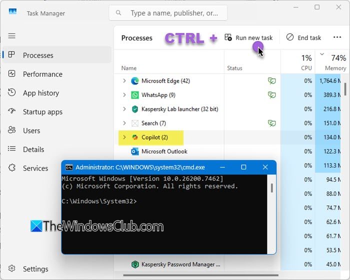 Command Prompt opens and closes immediately; Keeps crashing