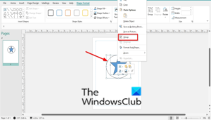 How to merge Shapes in Publisher using Group and Ungroup feature