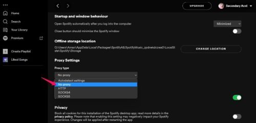 A firewall may be blocking Spotify, Error code 30