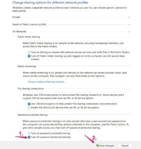 File Sharing is not working in Windows 11/10