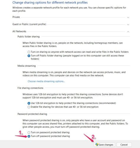 File Sharing is not working in Windows 11/10