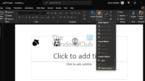 How to lock Shape, Image or Objects in PowerPoint