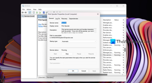 Le Service De Spouleur D'impression Continue De S'arrêter ...
