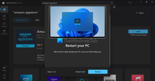 How to install and use Amazon Appstore on Windows 11