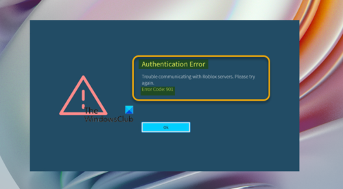 Fix Roblox Authentication Error Code 901 on Xbox or PC