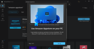 How to install and use Amazon Appstore on Windows 11