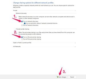File Sharing is not working in Windows 11/10