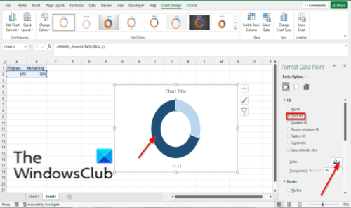 How to create a Bar or Circle Progress Chart in Excel