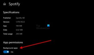 Spotify keeps pausing Music or stopping on Windows PC