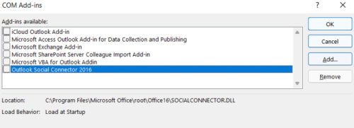 Outlook not connecting to Server on Windows 11