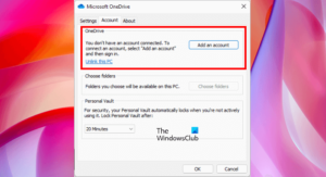 Fix OneDrive sign in error 0x8004de69