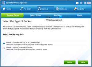 WinZip Driver Updater Free version for Windows 11/10 PC